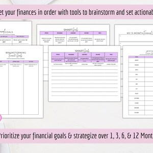 Finance Planner Printable PDF, Budget Planner Printable, Financial ...