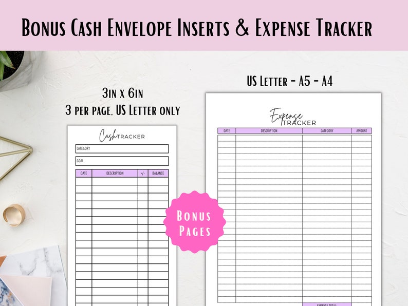 Biweekly Budget Planner, Printable PDF, Budget Planner Binder With Cash ...