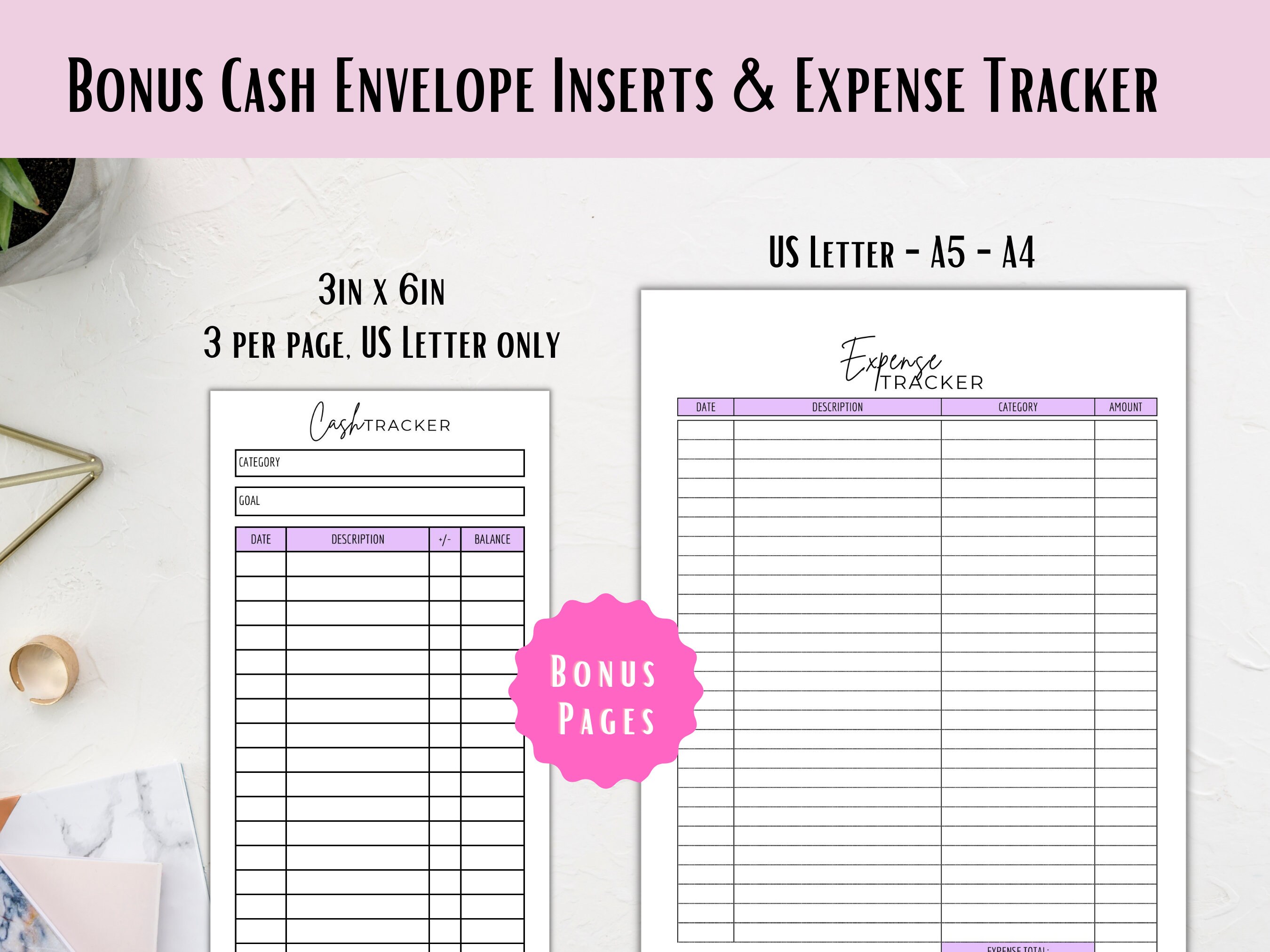 Biweekly Budget Planner, Printable PDF, Budget Planner Binder With Cash ...