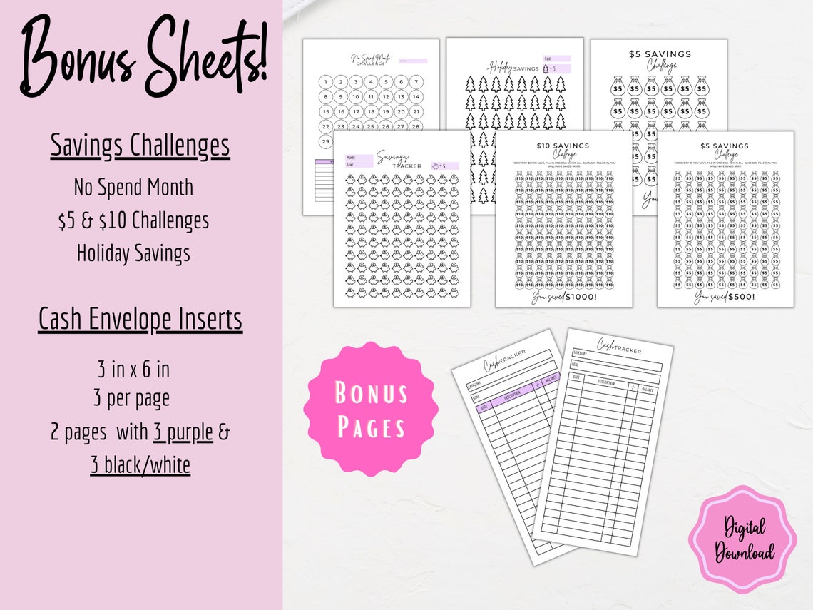 Finance Planner Printable PDF, Budget Planner Printable, Financial ...