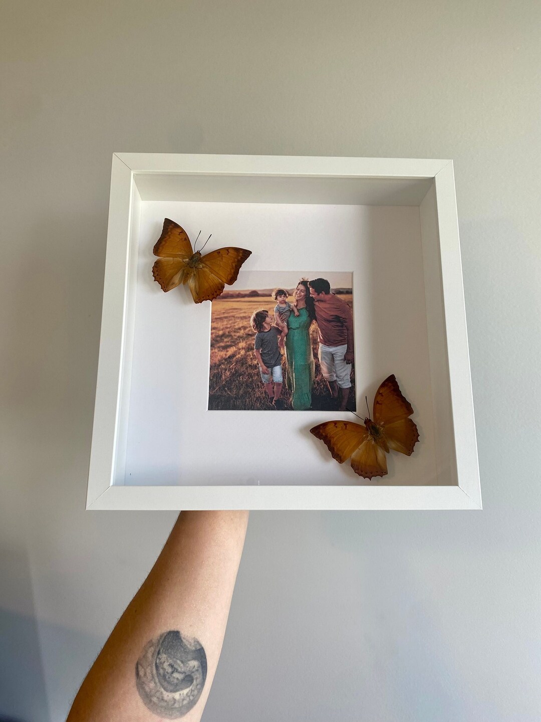 Leafwing Butterfly Photo Frame, Personalized Picture Frame, Butterfly ...