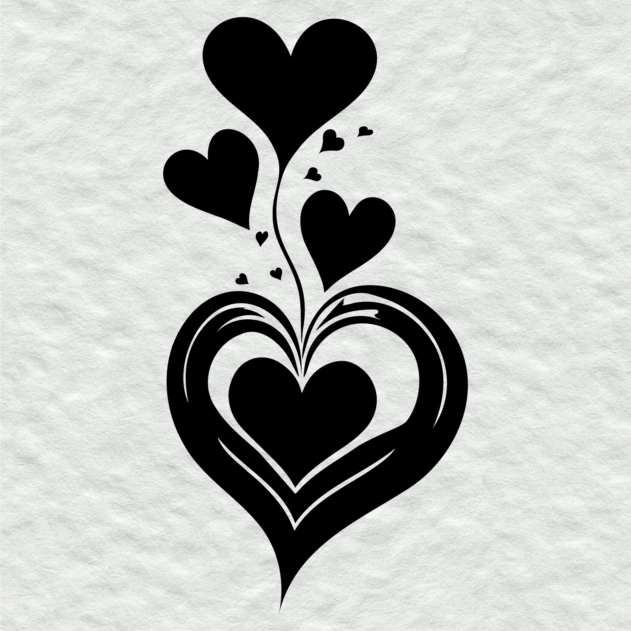 Heart Svg, Decorative Heart, Love Svg, Valentine's Day Heart Svg, Heart ...