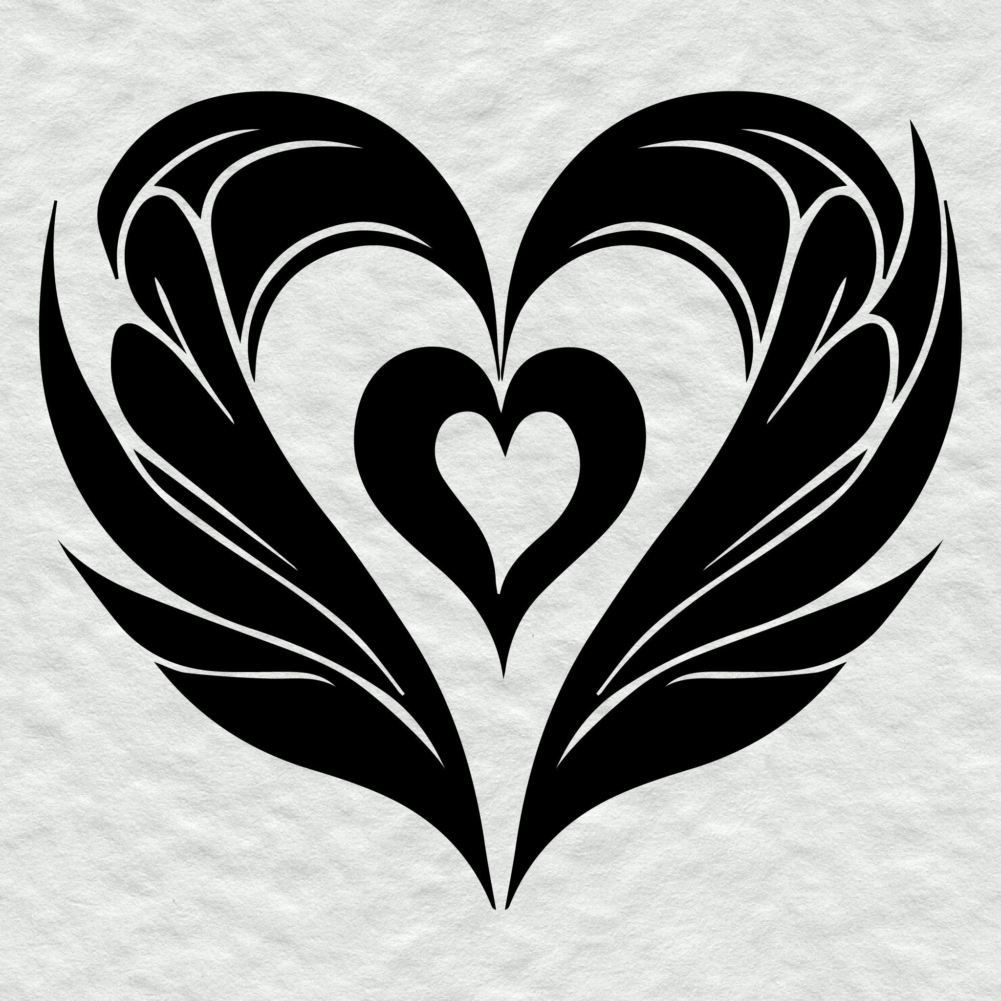 Heart Svg, Decorative Heart, Love Svg, Valentine Svg, Heart PNG, Cricut ...