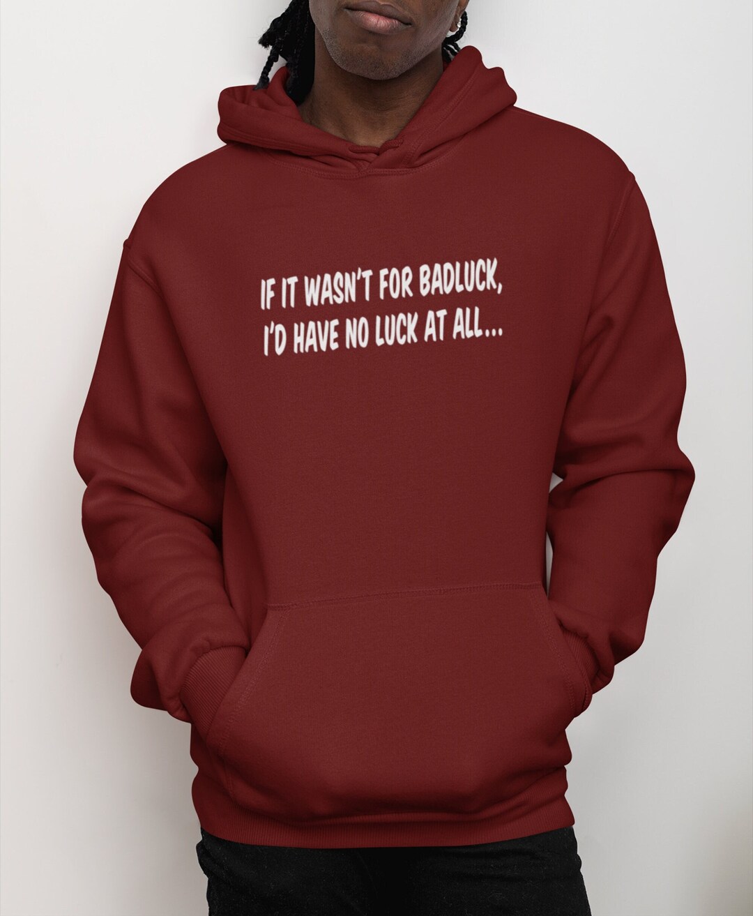 Unisex Bad Luck Hoodie, Poker Hoodie, Gift for Poker Players, Poker ...