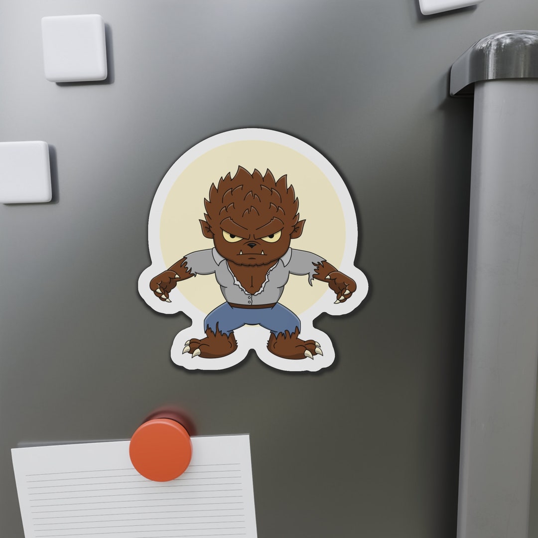 Die-cut Magnets, Werewolf, Gift for Men, Gift for Women, - Etsy