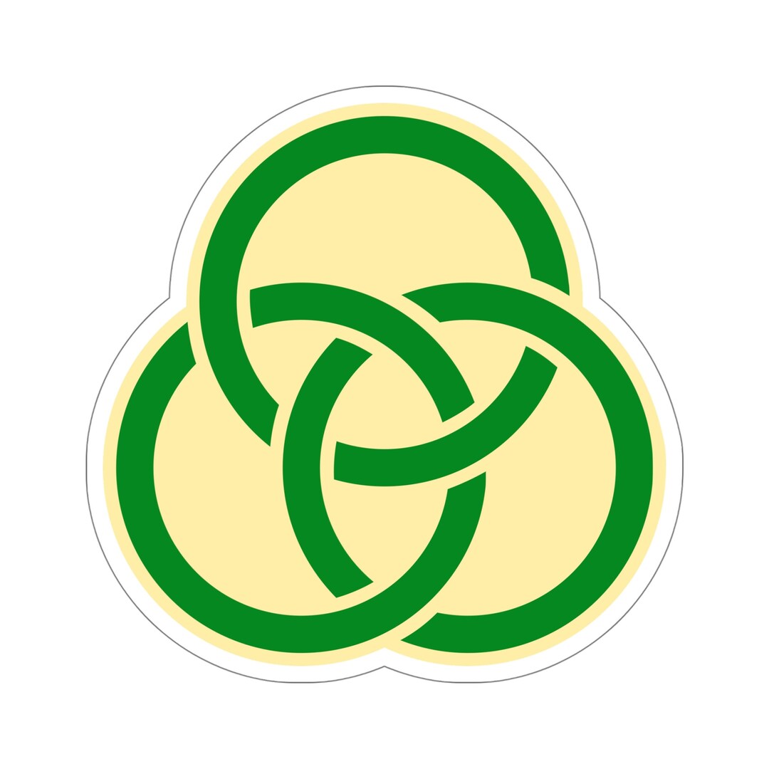 Kiss-cut Stickers Celtic Trinity Circle, Celtic Trinity Knot, Gift for ...