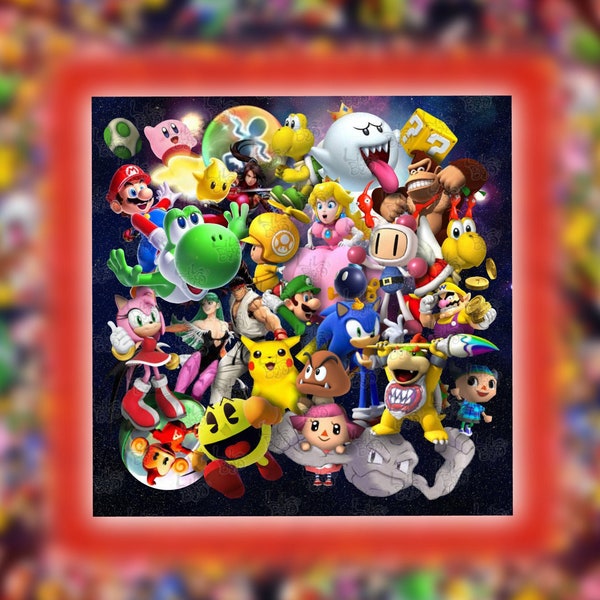 Retro Game Characters - Etsy