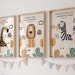 Set of 3 Christian Nursery Decor,bible Verse Wall Art,safari Animal ...