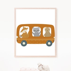 Set of 6 Car Prints,car Nursery Decor,playroom Wall Art,car Art Prints ...