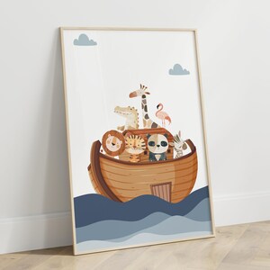 Set of 3 Christian Nursery Wall Art,noahs Ark,noahs Ark Nursery,bible ...