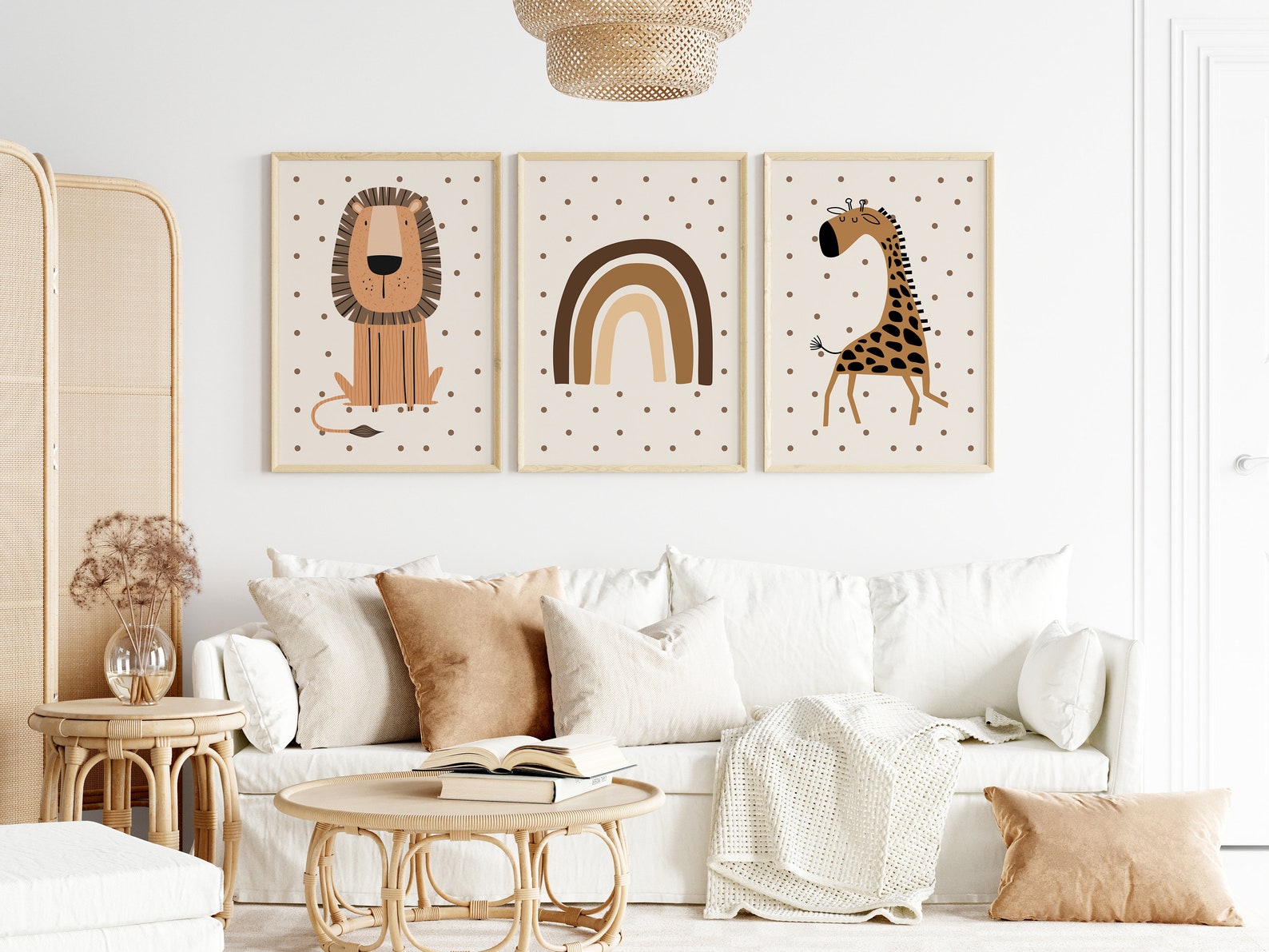 Set of 3 Safari Animal Prints,safari Animals,jungle Animals,african ...
