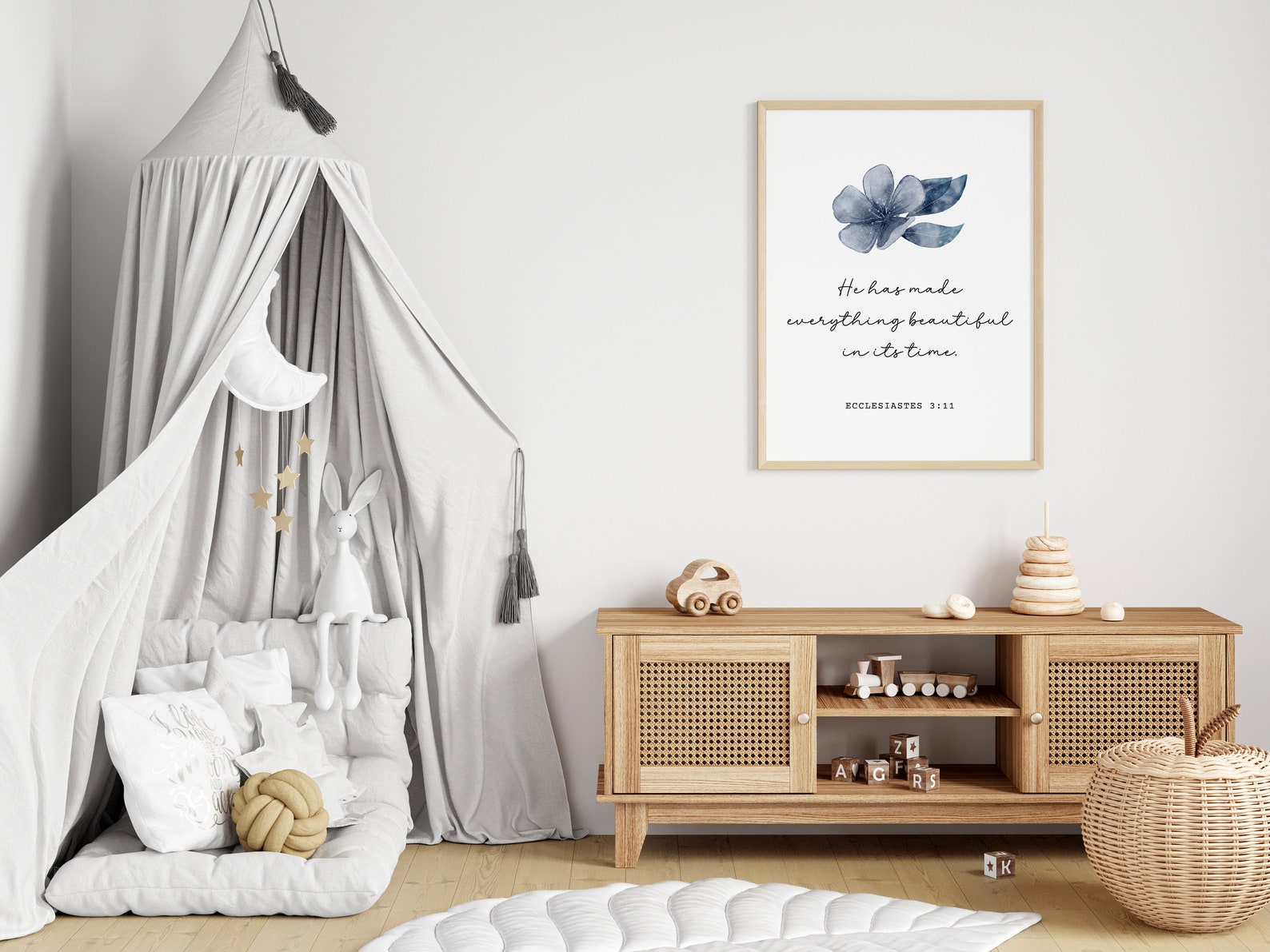 Christian Nursery Wall Art,bible Verse Wall Art,scripture Wall Art ...