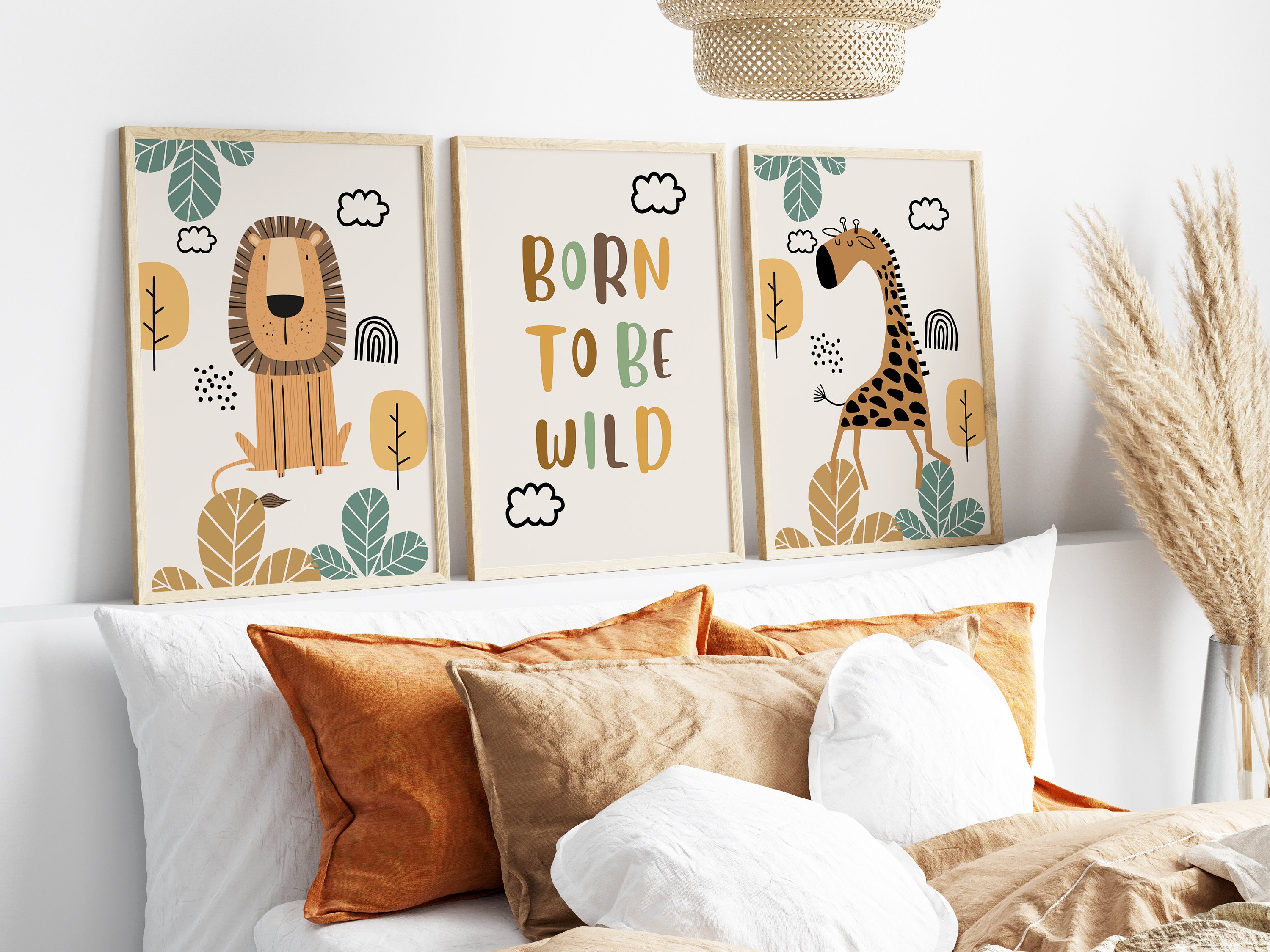 Set of 6 Safari Animal Prints,safari Animals,jungle Animals,african ...