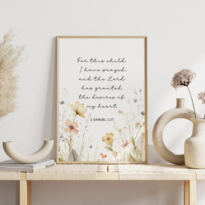 Christian Nursery Wall Art,bible Verse Wall Art,scripture Wall Art ...