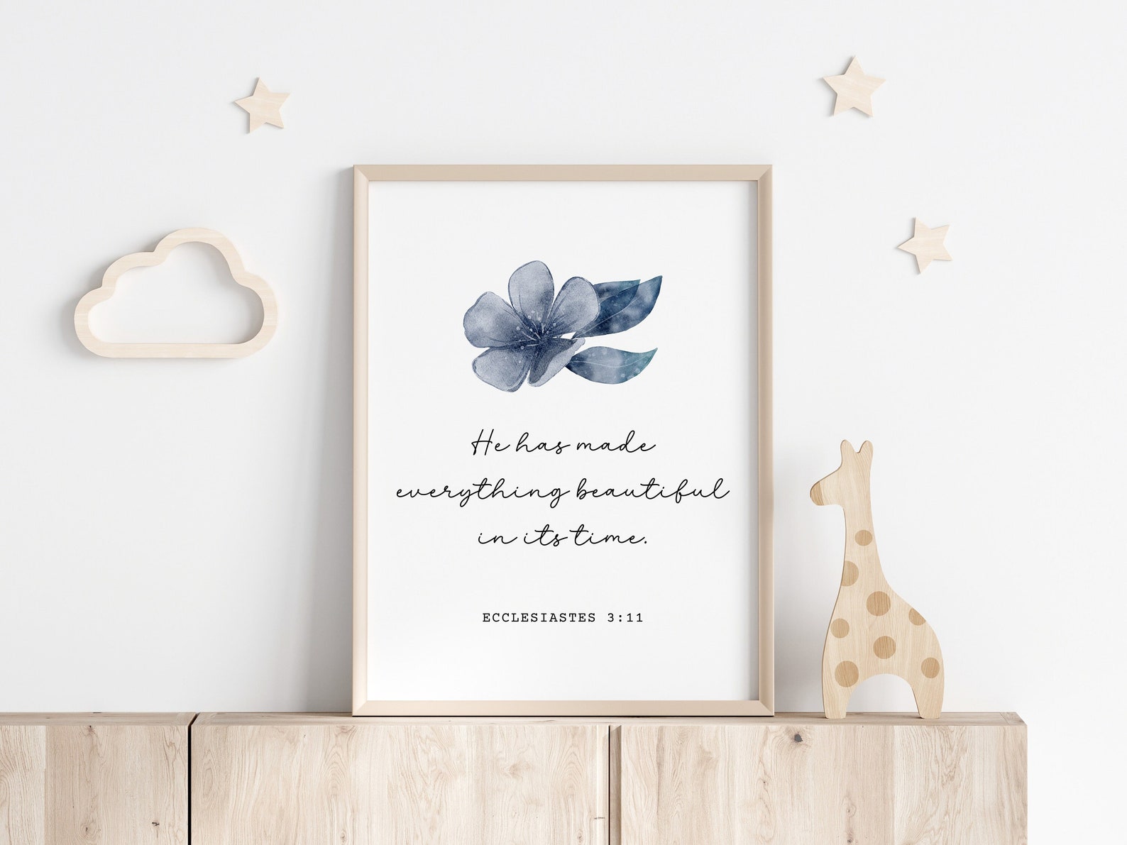 Christian Nursery Wall Art,bible Verse Wall Art,scripture Wall Art ...