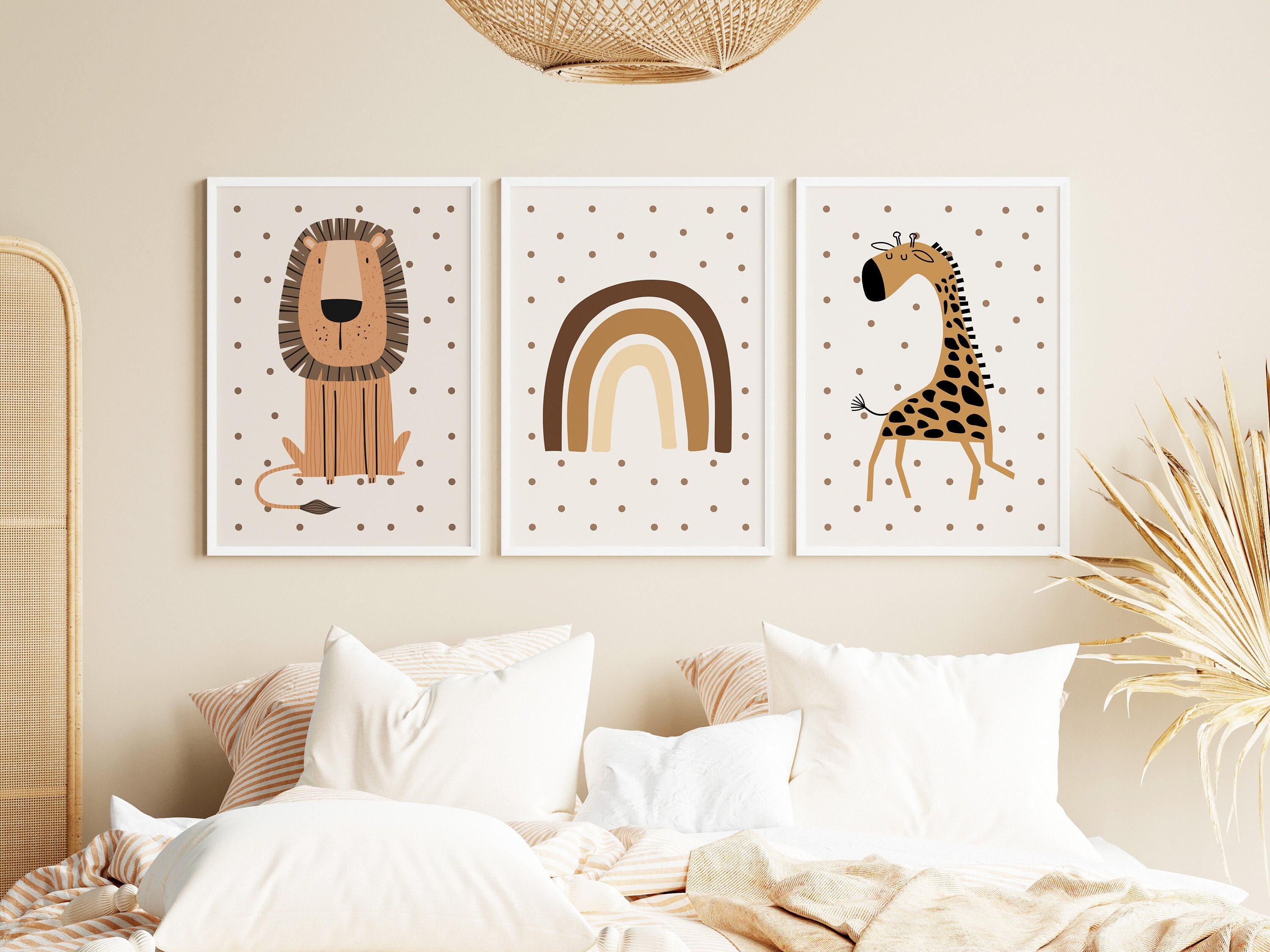 Set of 3 Safari Animal Prints,safari Animals,jungle Animals,african ...