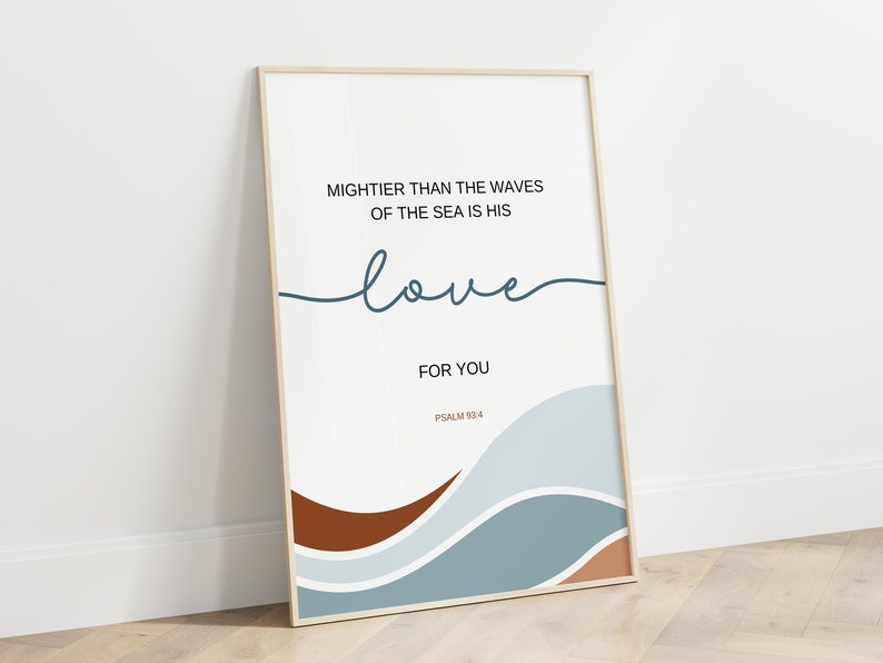 Set of 3 Christian Nursery Prints,ocean Theme Nursery,christian Gift ...