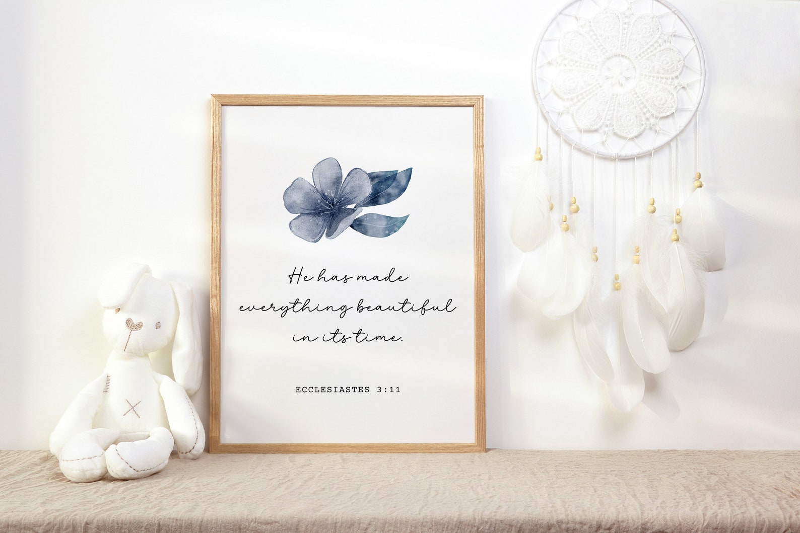 Christian Nursery Wall Art,bible Verse Wall Art,scripture Wall Art ...