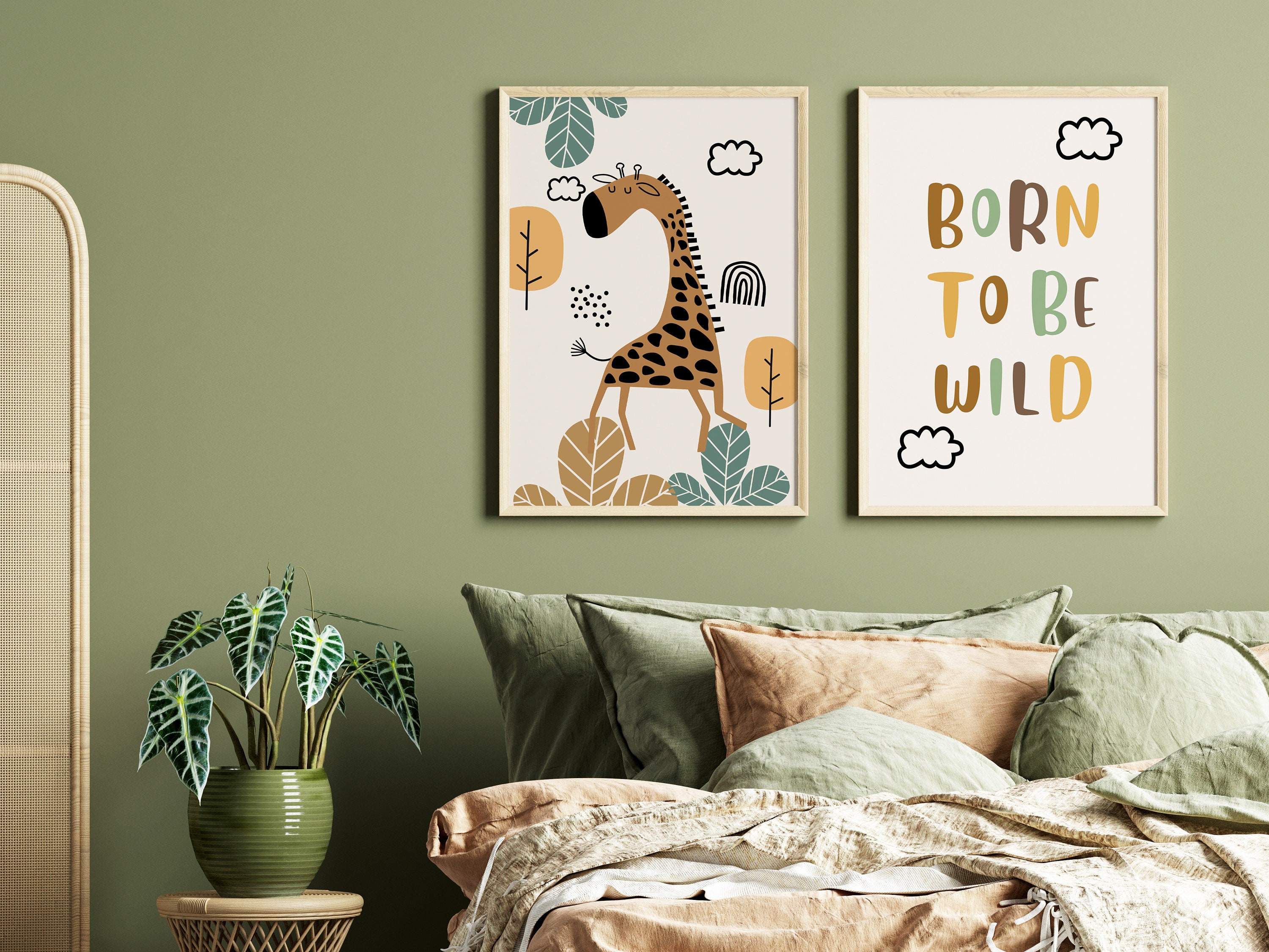 Set of 3 Safari Animal Prints,safari Animals,jungle Animals,african ...