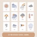 12 Weather Cards,preschool Printables,weather Printable,educational ...