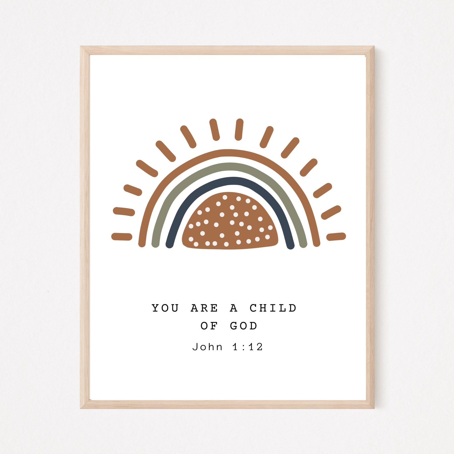 Set of 3 Christian Nursery Wall Art,bible Verse Wall Art,scripture Wall ...