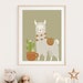 Llama and Cactus Nursery Decor Set of 3 Prints,llama,llama Baby Shower ...