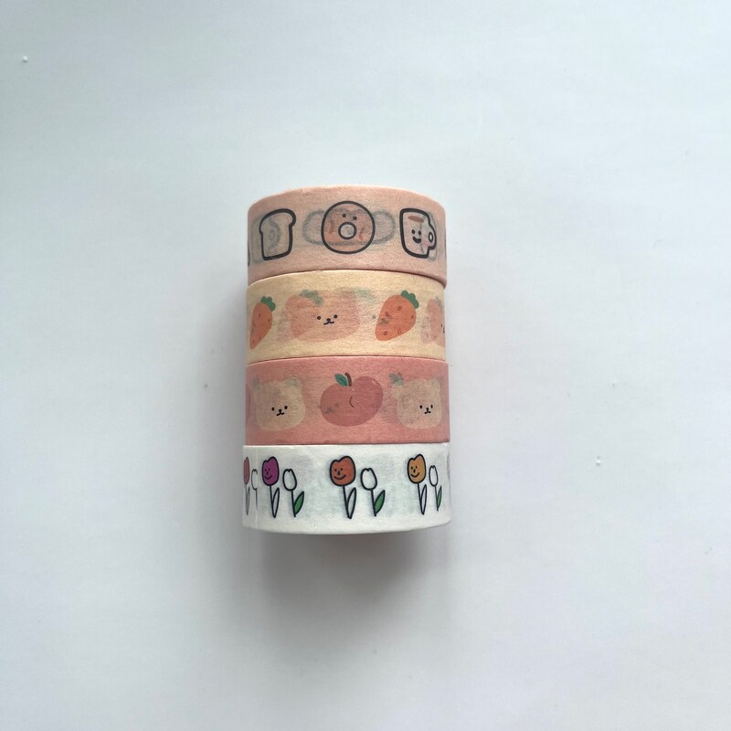 Cartoon Washi Tape - Etsy