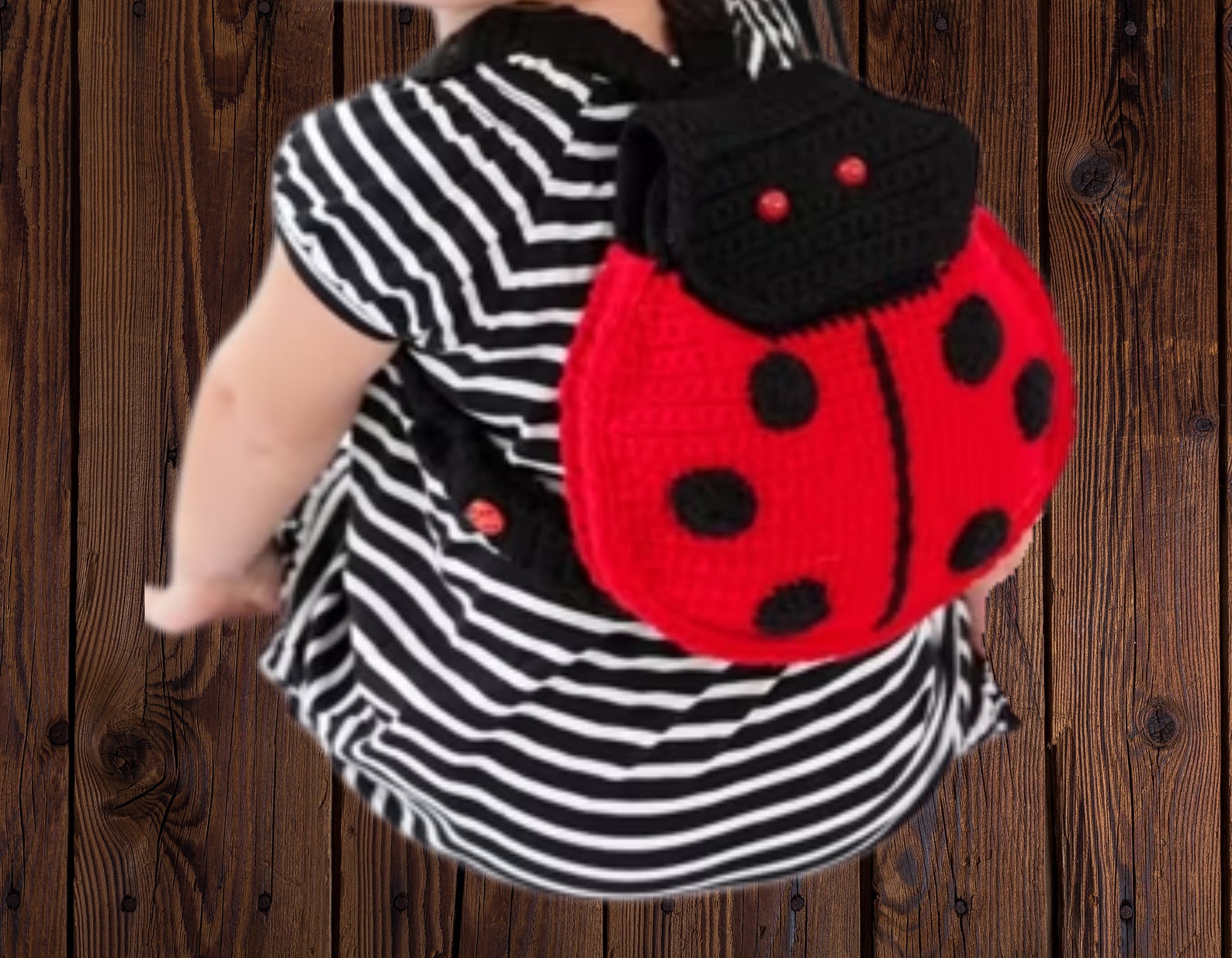 Ladybug Crochet Pattern Backpack Crochet, Crochet Bags, Crochet Bag Pattern, Crochet Bag ...