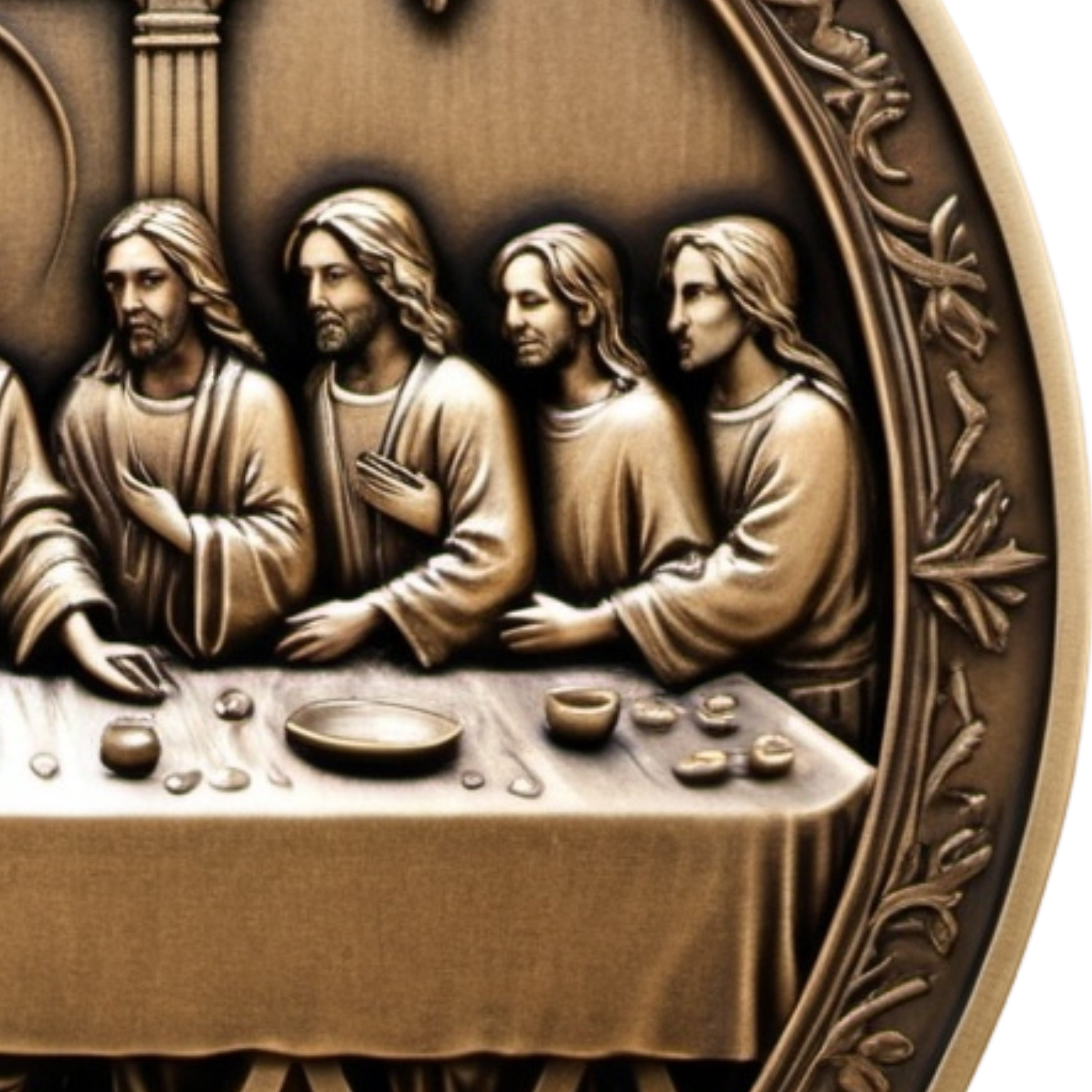 The Last Supper Coin Depth Map: STL File, 3D Laser Engrave File, Jesus ...