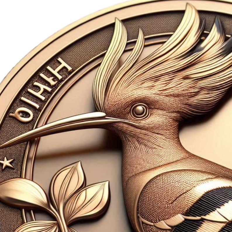 3D Laser Engrave Xtool Coin Depth Map Heigh Map Stl File lightburn 3d ...