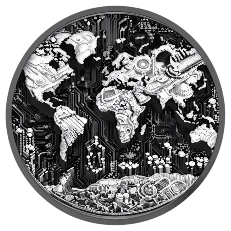 World Map | 6 Layers | 3d Illusion| Laser Engraving | Xtool Laser File ...