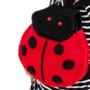 Ladybug Crochet Pattern Backpack Crochet, Crochet Bags, Crochet Bag ...