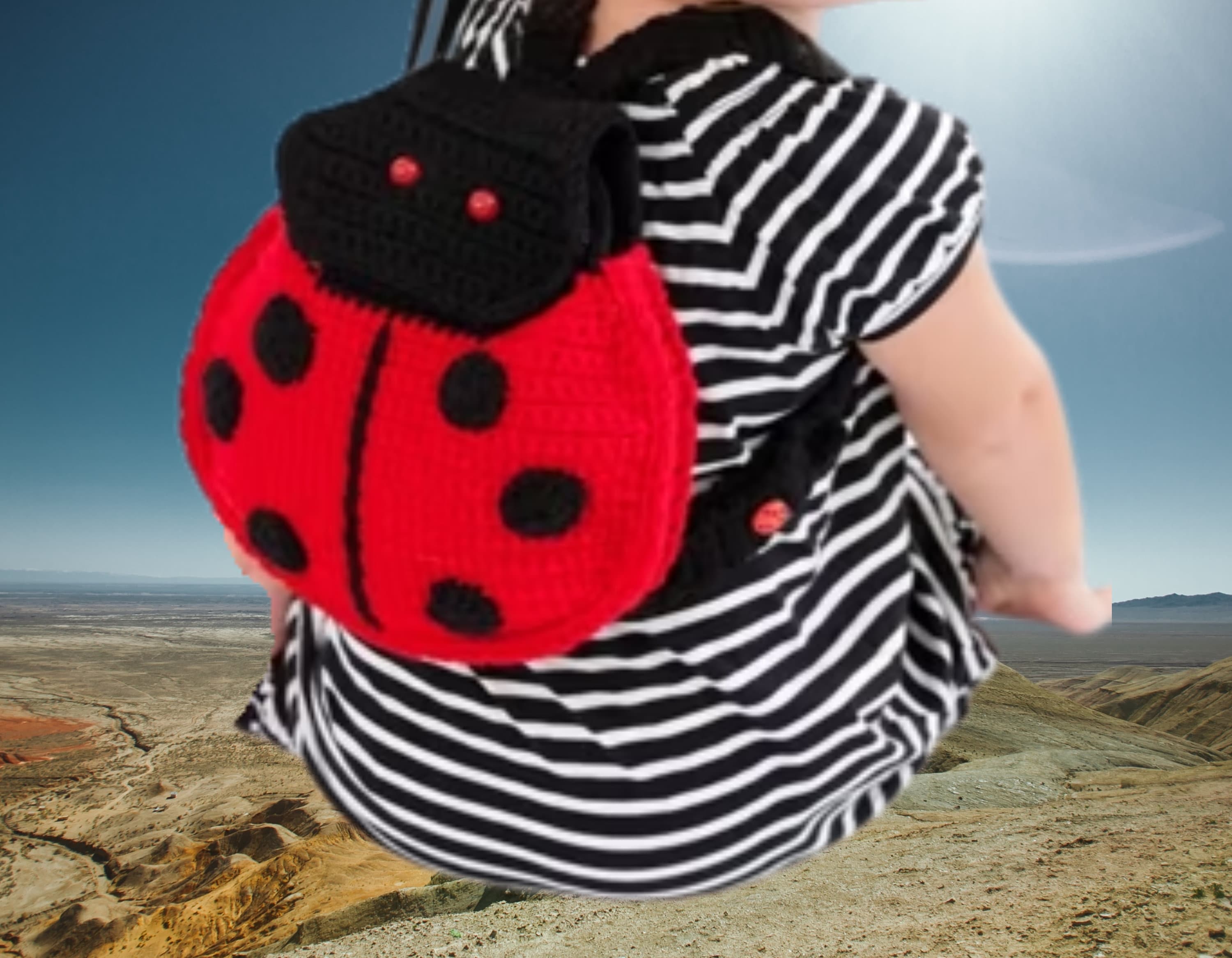 Ladybug Crochet Pattern Backpack Crochet, Crochet Bags, Crochet Bag ...