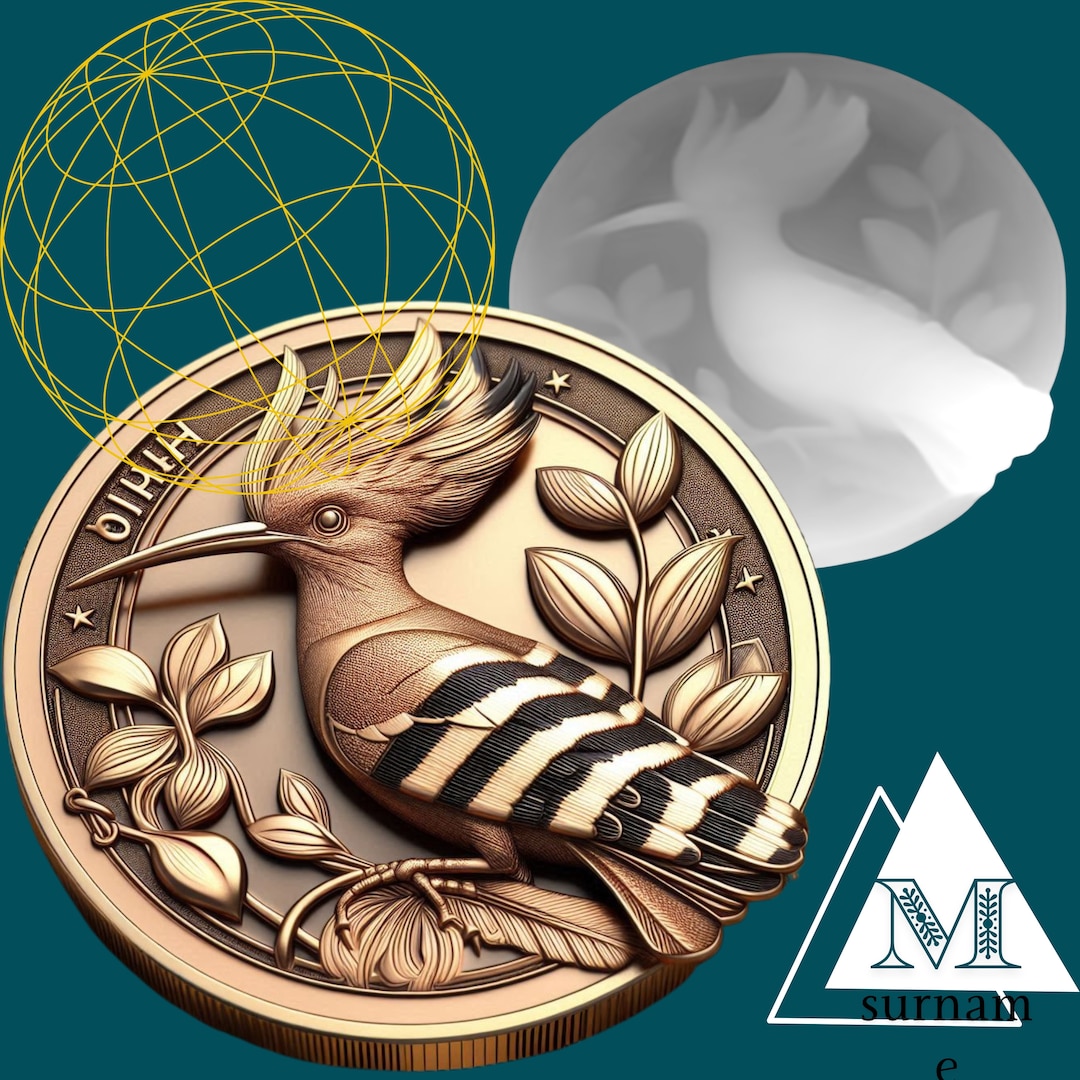 3D Laser Engrave Xtool Coin Depth Map Heigh Map Stl File lightburn 3d ...