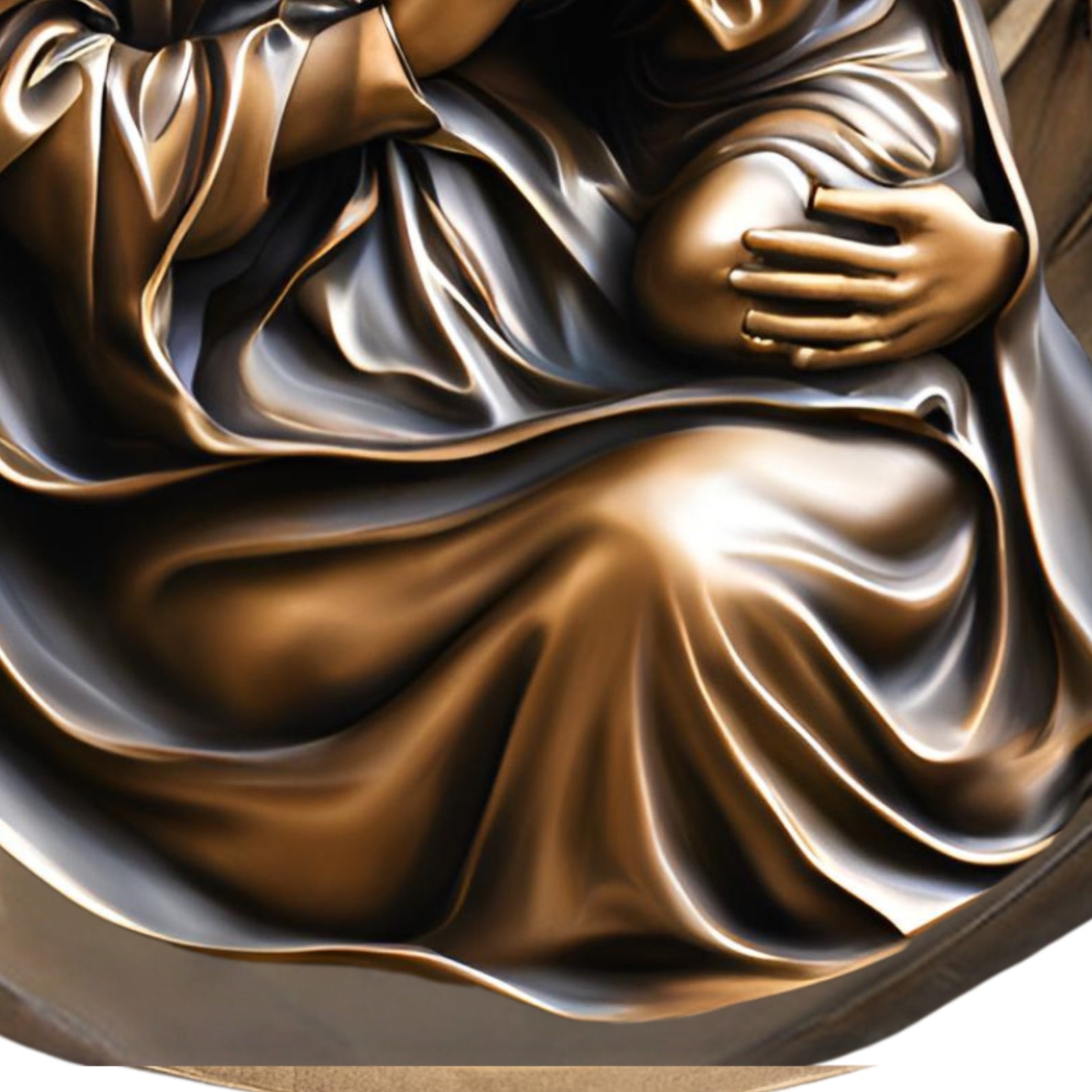 Virgin Mary Coin Depth Map Heigh Map 3d Laser Engraved Xtool stl File ...