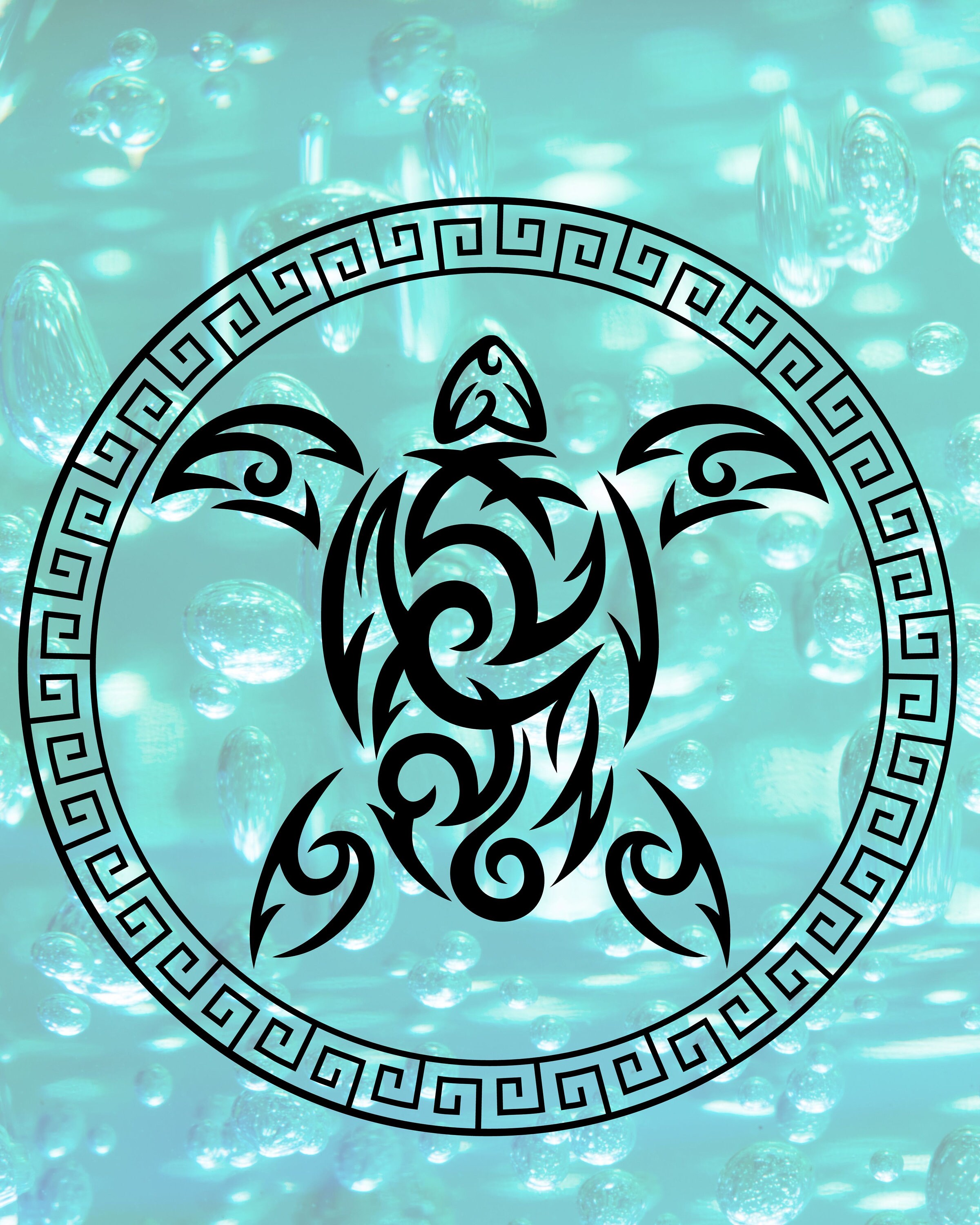 Polynesian Svg. Turtle Svg. Tattooed Art.tattoo Design . New Zealand ...