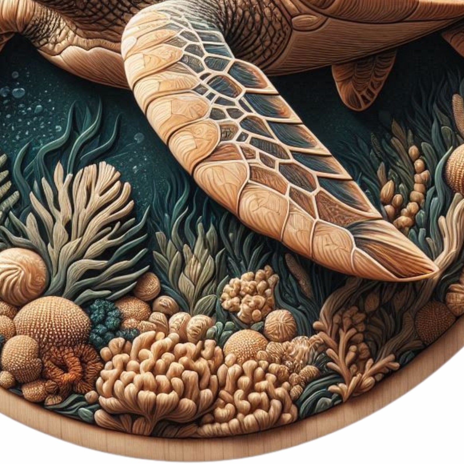 Turtle 3D Relief Stl File | Embossing | Depth, Height Map | CNC | Resin ...