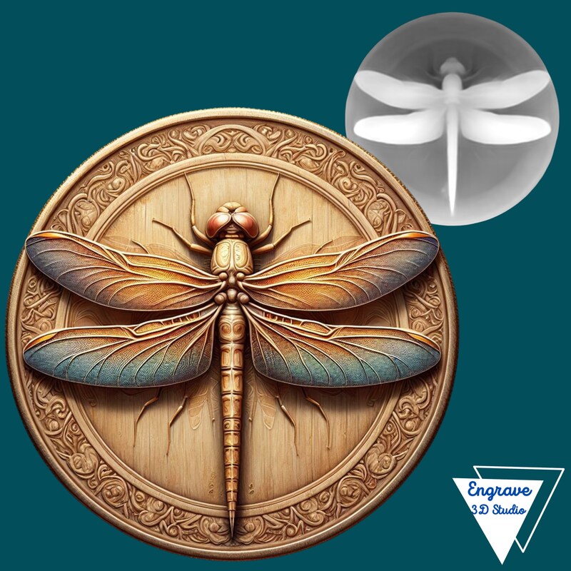 Dragonfly Wood Carving - Etsy