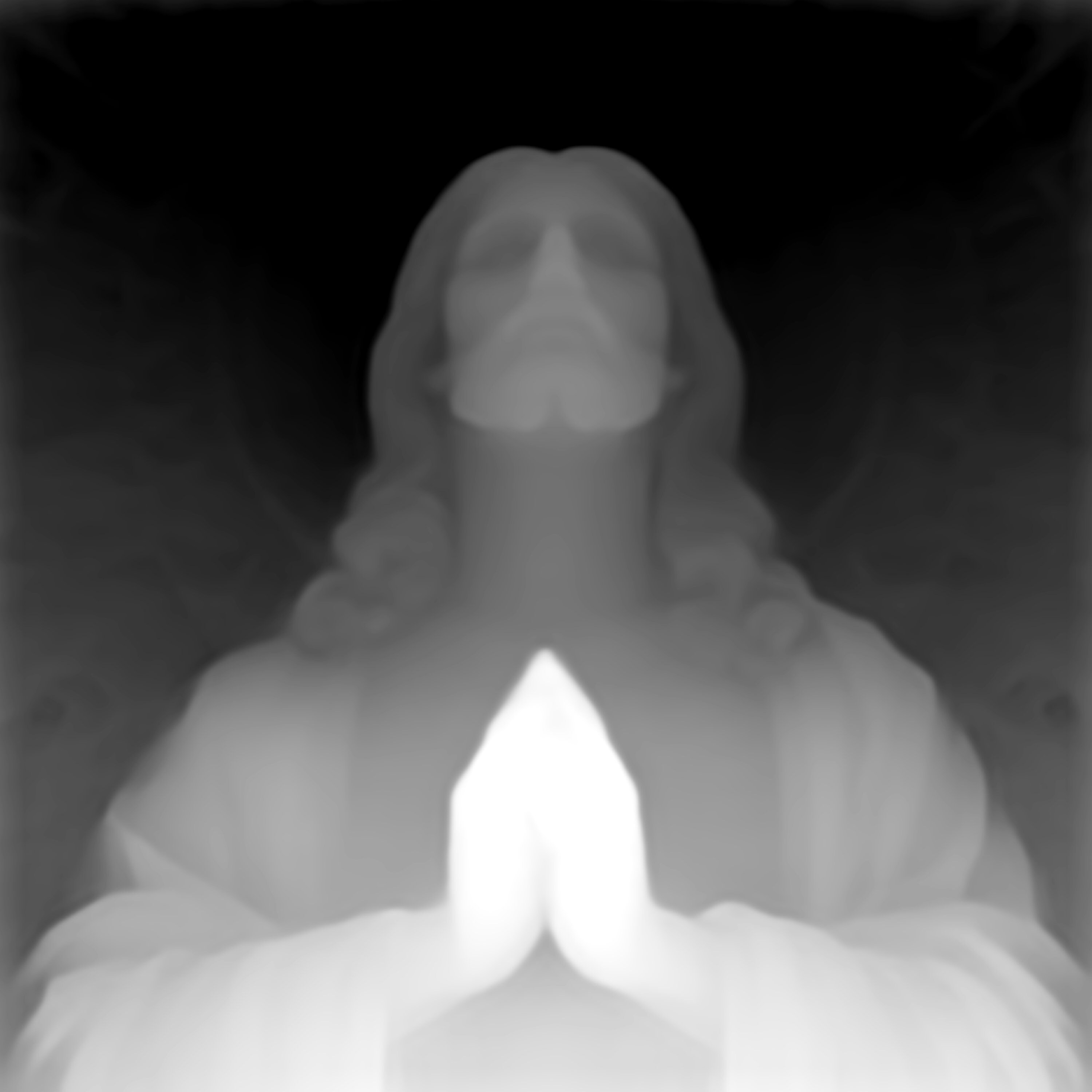 Jesus 3d Illusion | Depth Map |heigh Map |laser Engraving| X Tool ...