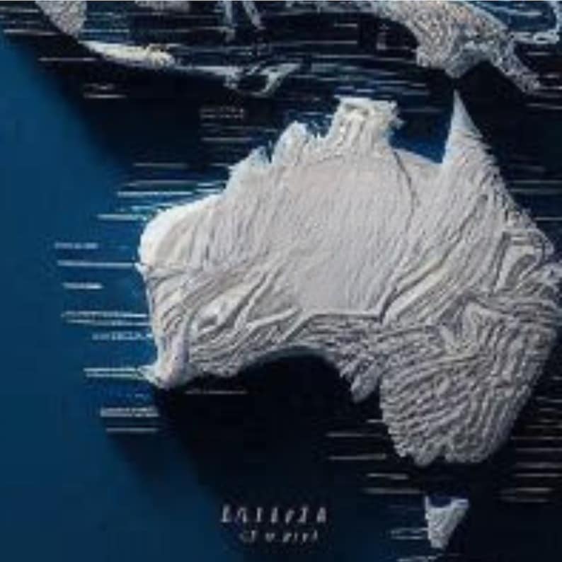 World Map Multi Layers 3d Illusion Laser Engraving Xtool lightburn art ...