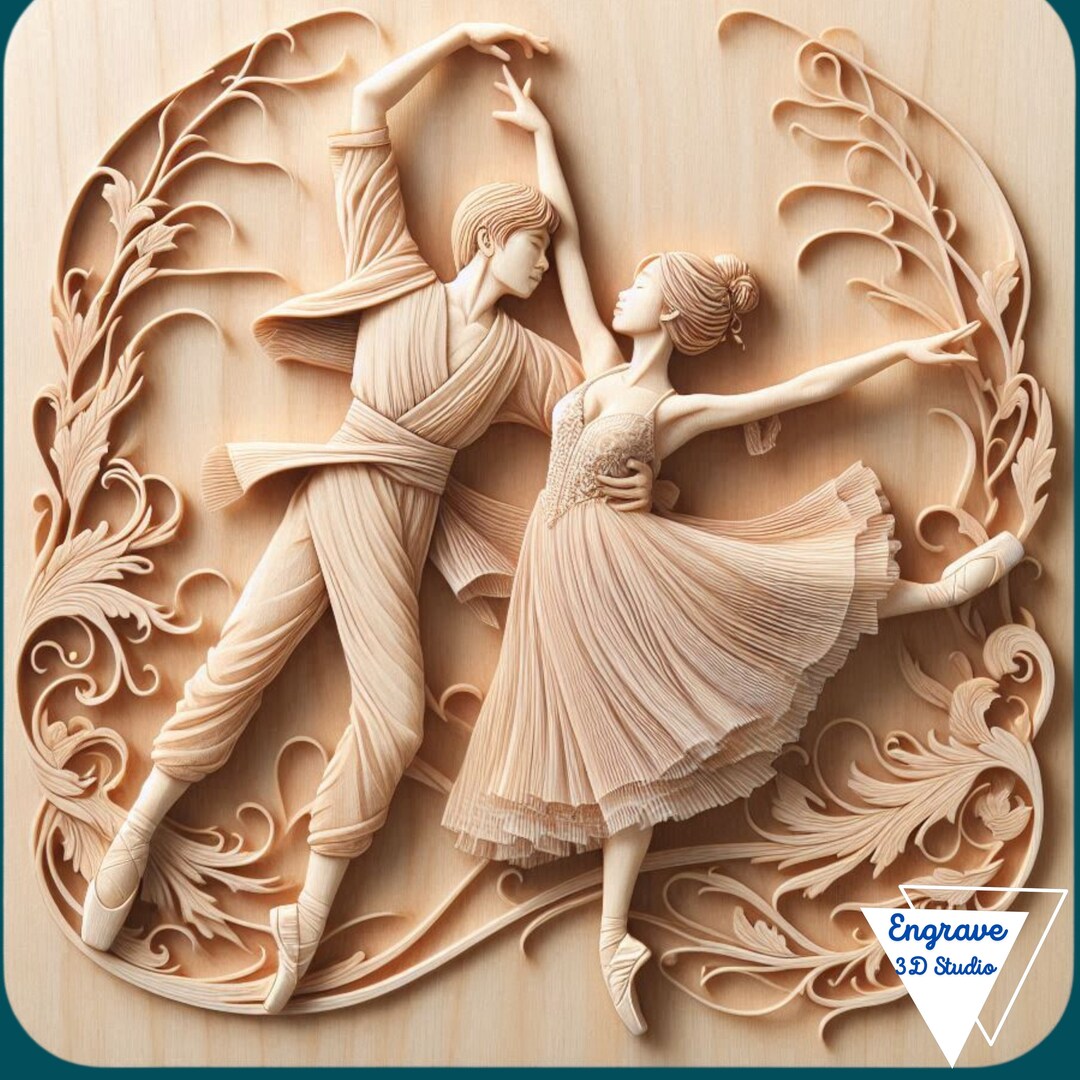 Depth Map Laser Burn PNG 3D Illusion Laser Ready Filewood Engrave ...