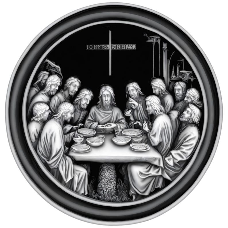 The Last Supper 3D Laser Engraved File: Jesus Christ Art (digital ...