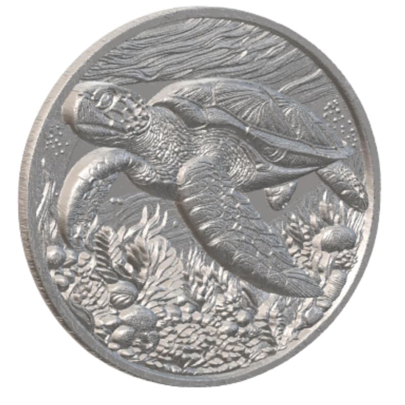 Turtle 3D Relief Stl File | Embossing | Depth, Height Map | CNC | Resin ...