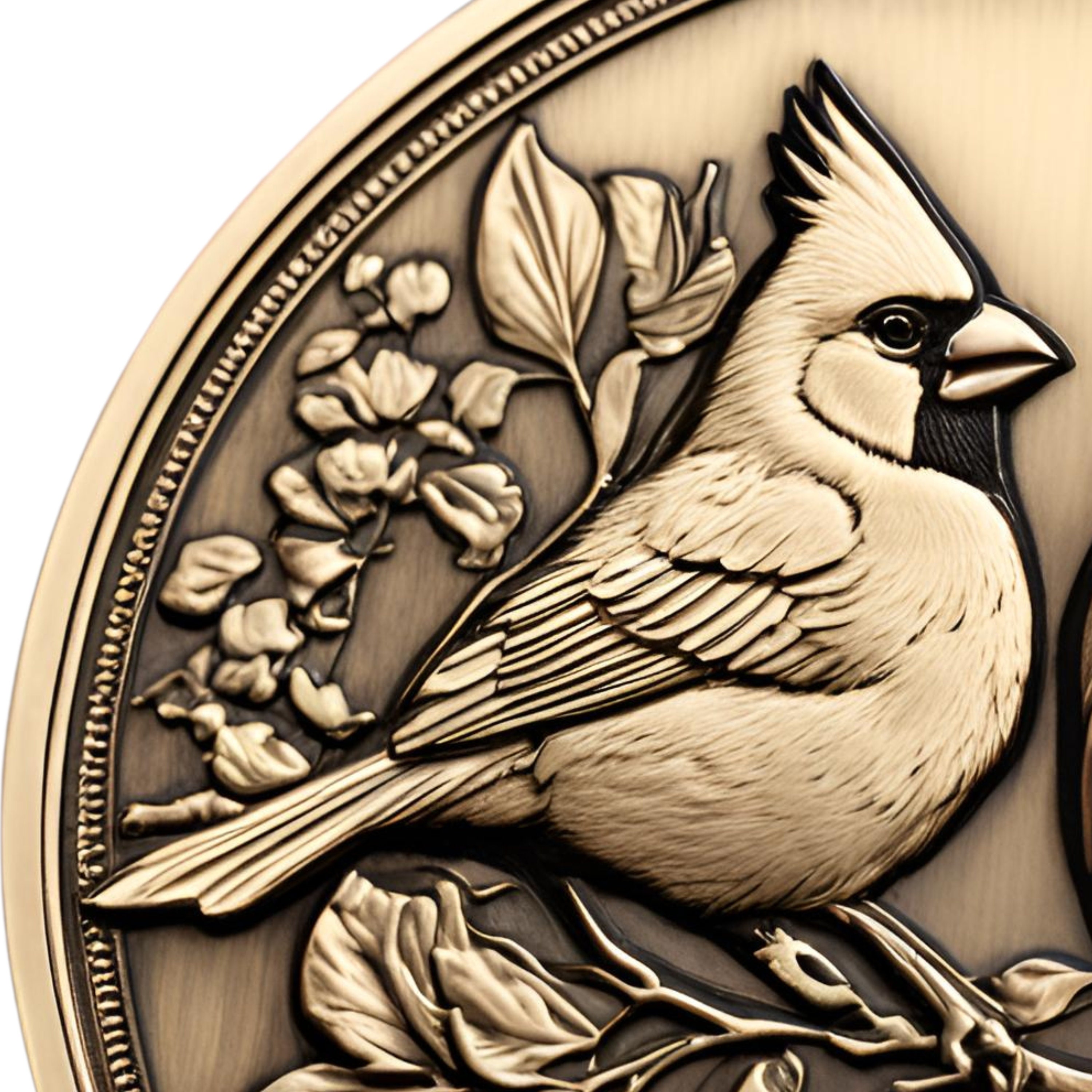 Cardinals Coin | STL File | Embossing | Depth, Height Map | CNC | Resin ...