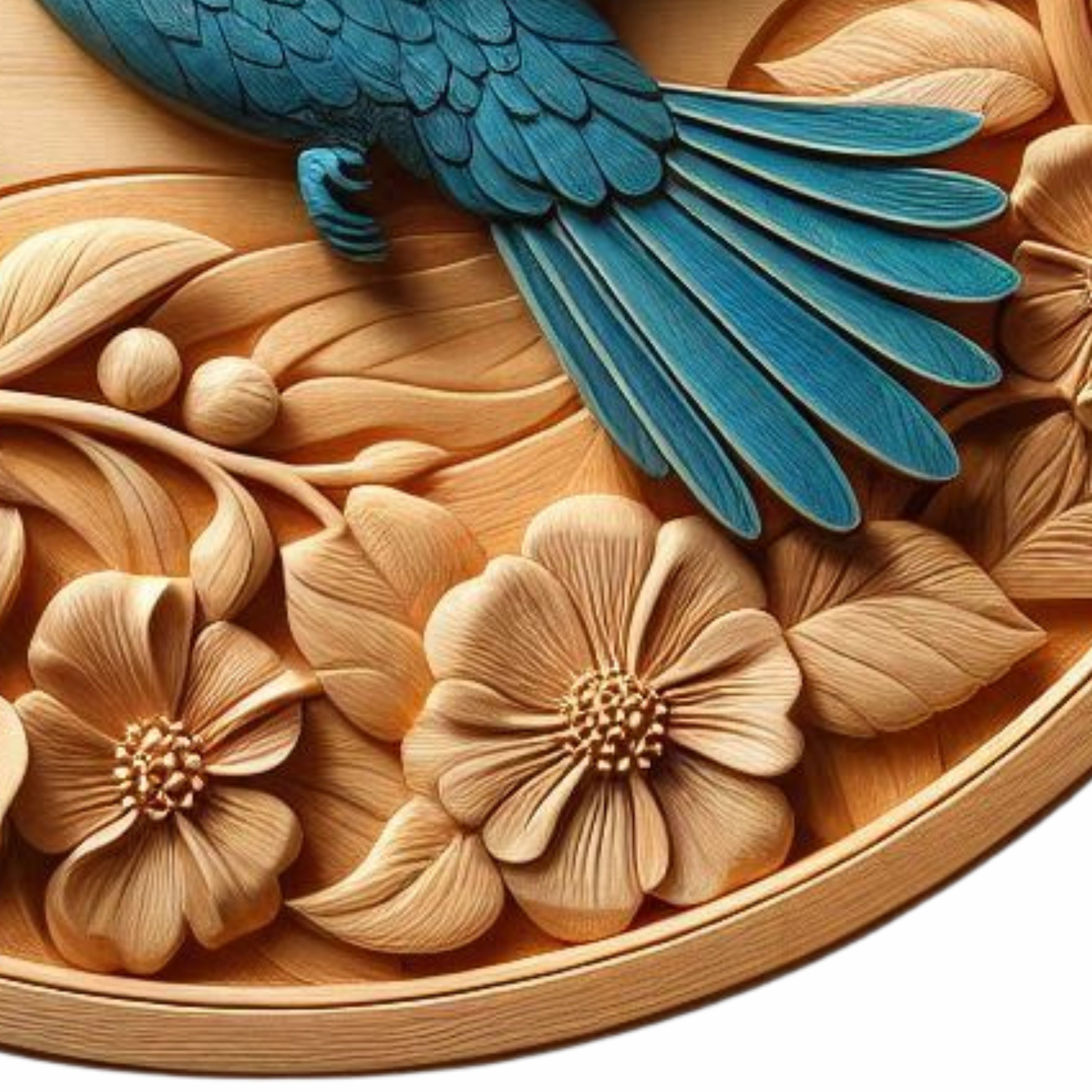 Hummingbird 3D Laser Cut Depth Map Height Map 3D Laser Engraving Xtool ...