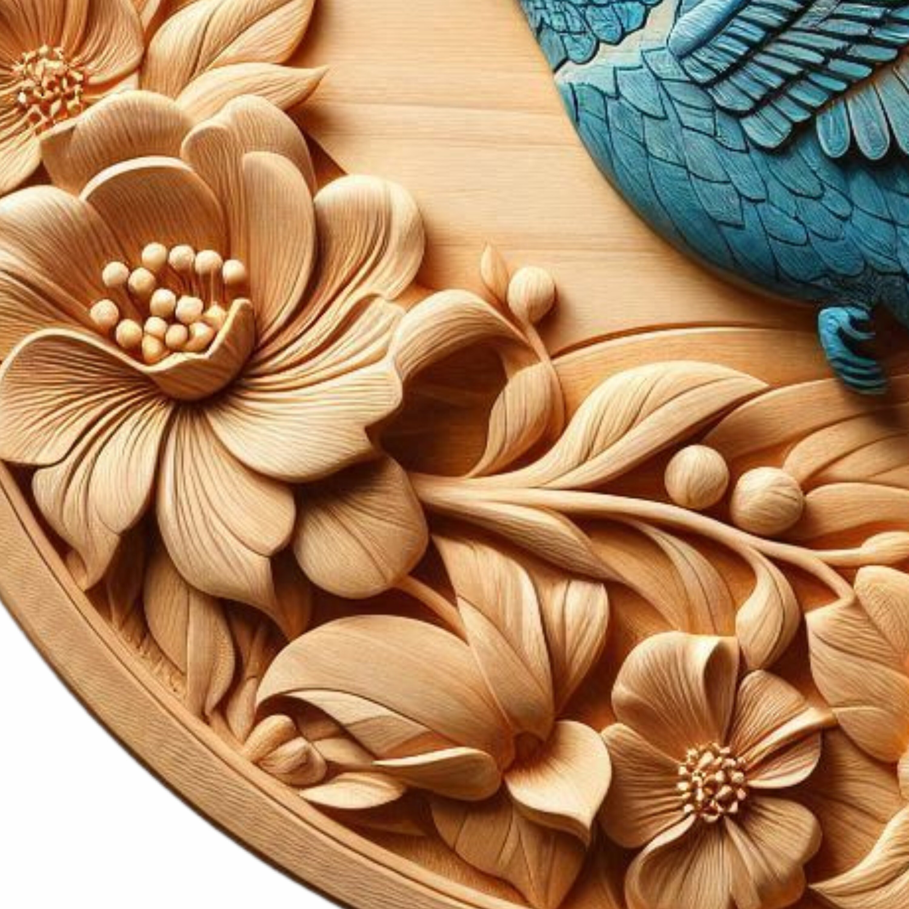 3D Hummingbird Laser Cut File: Engraving Depth Map (PNG, SVG, PDF) - Etsy