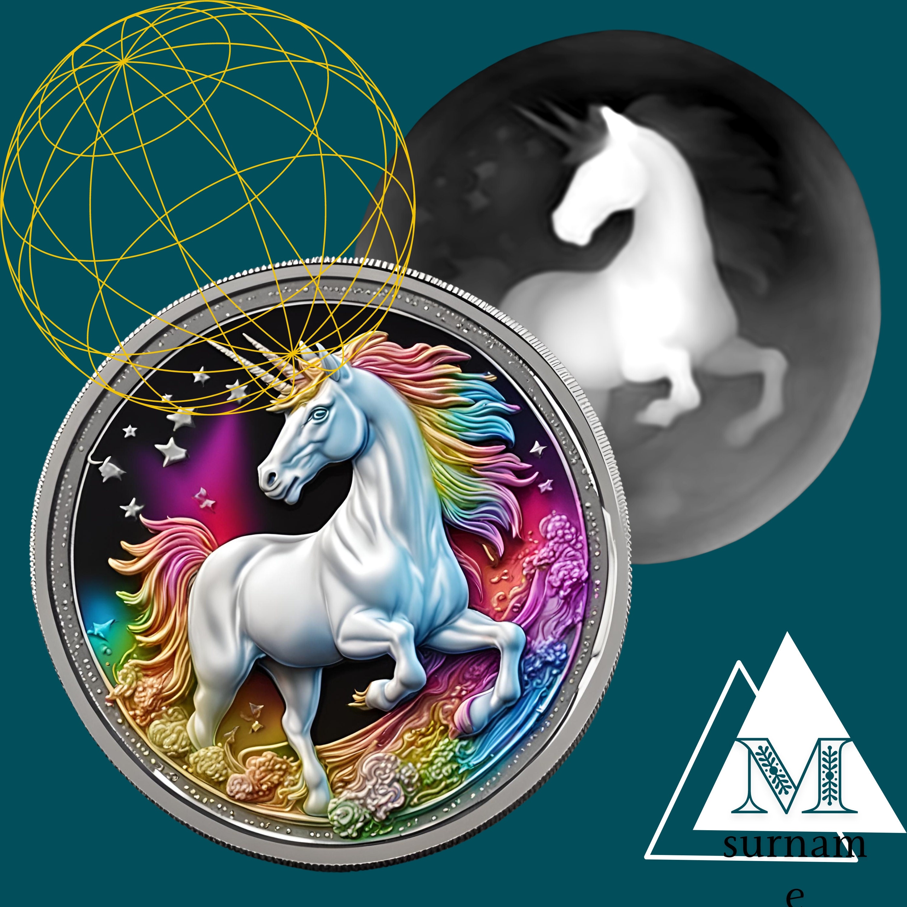 Unicorn 3D Laser Cut Filescoin Depth Map Heigh Map 3D Laser Engrave ...