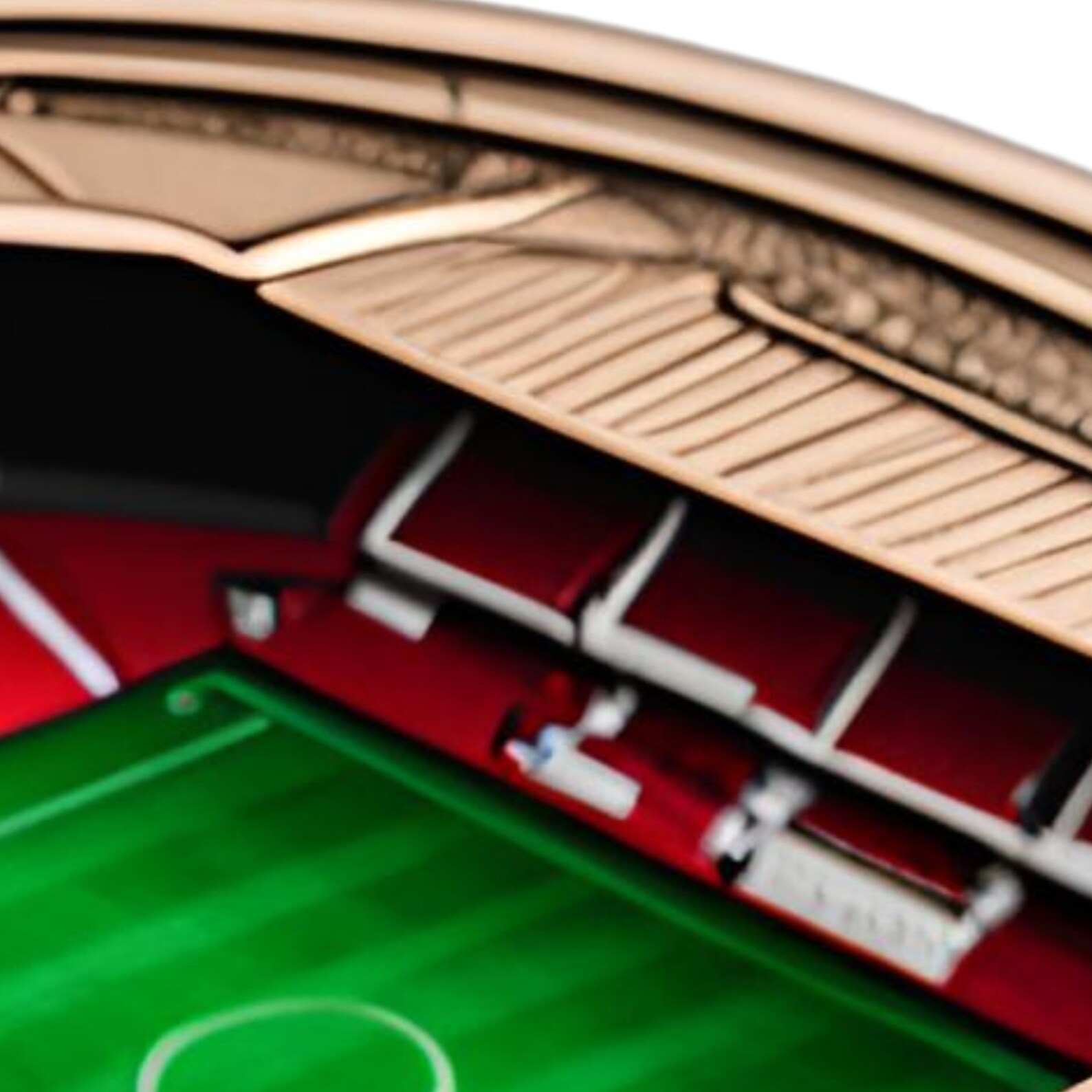 Liverpool Anfield Stadium Coin Depth Map Heigh Map 3D Laser ...