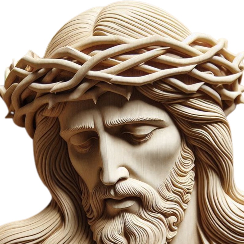 Jesus Christ Coin Depth Map Height Map 3D Laser Engrave Xtool PNG File ...