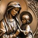 Virgin Mary Coin Depth Map Heigh Map 3d Laser Engraved Xtool stl File ...